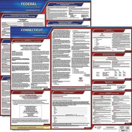 Jj Keller LaborLawPosterSet, Spanish, CT, Plastic 200-CT-K | Zoro