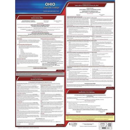 Jj Keller Labor Law Poster, Spanish, OH, Plastic 200-OH | Zoro