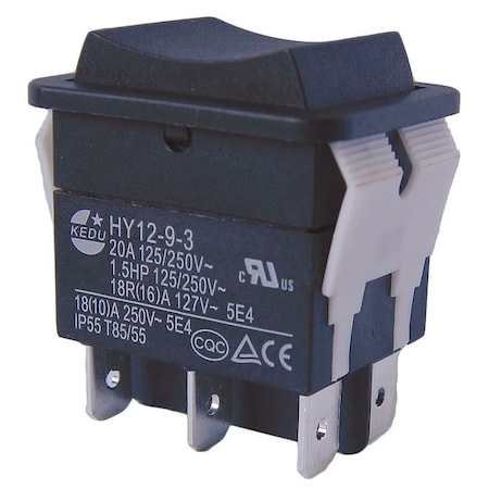 Power First Rocker Switch, DPDT, 6 Connections 29FG35 | Zoro