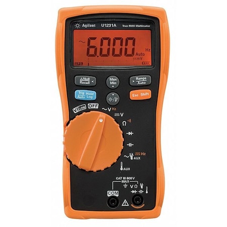 Keysight Technologies Digital Multimeter, 600 Max. AC Volts, 600 Max ...