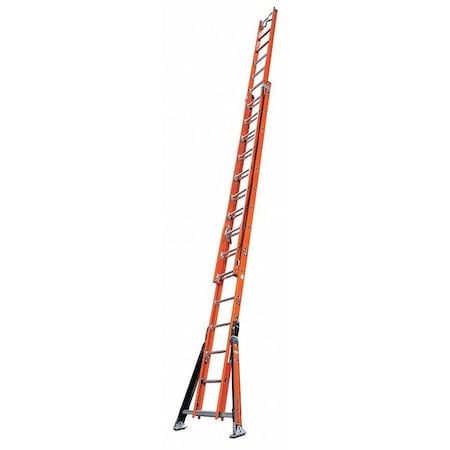 Little Giant Ladders 32 ft Fiberglass Extension Ladder, 375 lb Load ...