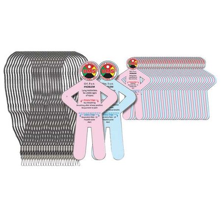 Disaster Management Systems Pediatric Patient Victim Cards, PK32 DMS ...