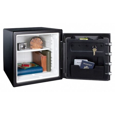 Sentry Safe Fire Rated Security Safe, 1.23 cu ft, 90 lbs, 1 hr. Fire ...