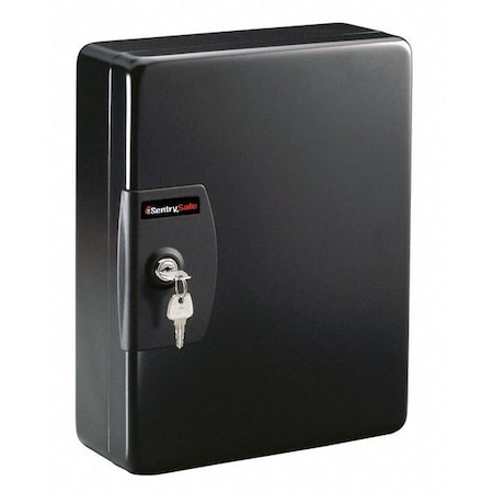 Sentry Safe Key Box, Wall Mount, Steel, Gloss, Black KB-50 | Zoro