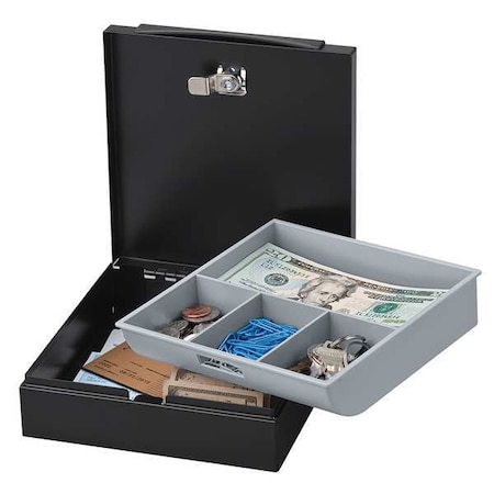 Sentry Safe Drawer Safe, Steel, Key Lock, Black DS-1 | Zoro