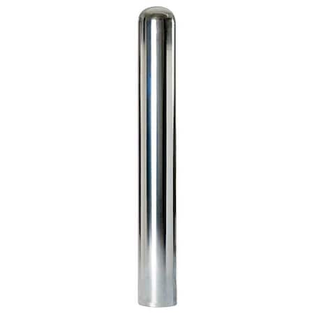 Zoro Select Bollard, Bolt Down, 5In Dia., 42In H, Silver GALV5-42TB | Zoro