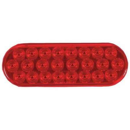 Maxxima Warning Light Strobe Light, Red, Oval M63201R | Zoro