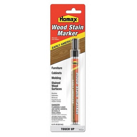 Homax Wood Stain Marker, Early American, 0.10 60402107 | Zoro