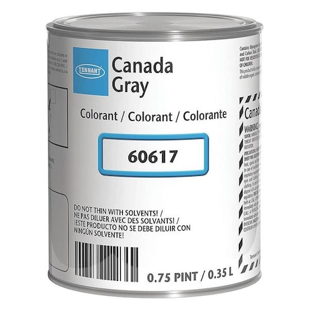 Tennant Colorant, 1 pt., Canada Gray 60617 | Zoro