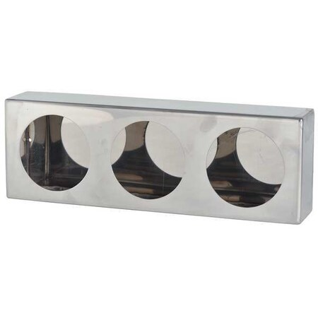 Buyers Products Triple Round Light Box Stainless Steel LB6183SST | Zoro