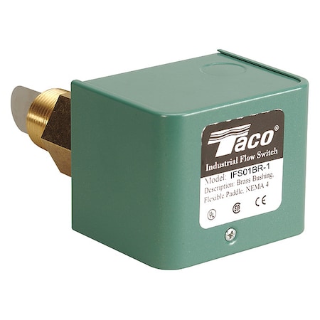 Taco 1" SPDT Flow Switch 24/125/250VAC 1500 gpm (IFS01BR-1) | Zoro