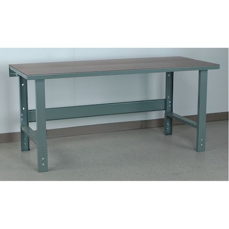 Stackbin Bolted Workbenches, 72" W, Adjustable Height, 3500 lb. HS7230 ...