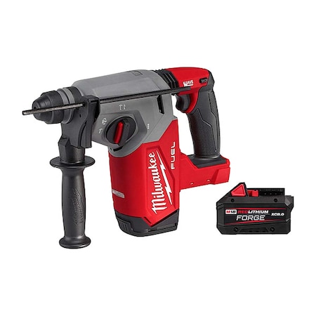 Milwaukee Tool M18 FUEL 1" SDS Plus Rotary Hammer + M18 FORGE XC8.0 ...