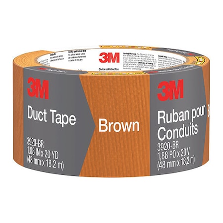 3M Brown Duct Tape 3920-BR, 1.88"x20yd, PK12 3920-OR | Zoro