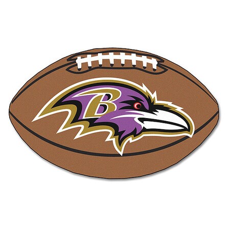 Fanmats Baltimore Ravens Football Rug 5674 | Zoro