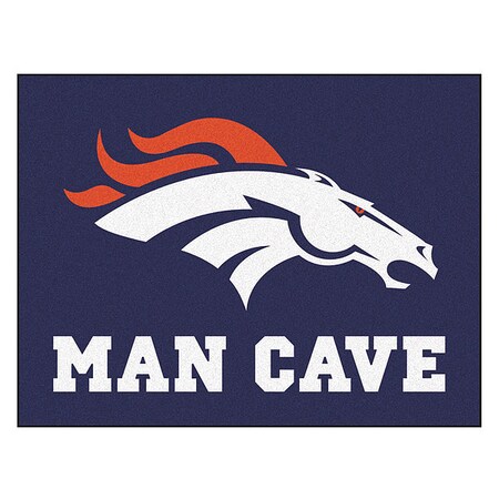 Fanmats Denver Broncos Man Cave All-Star Mat 14296 | Zoro
