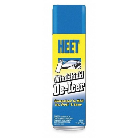 Heet 11 oz Windshield De-Icer Aerosol can LT14 | Zoro