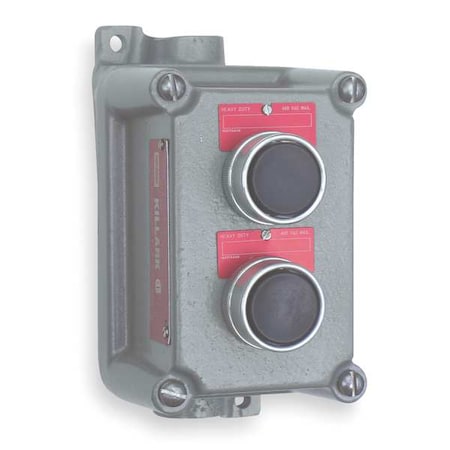 Hubbell Killark Control Station, 3/4 In, 10A at 600V FXCS-5B7 | Zoro