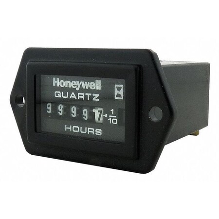 Hobbs Hour Meter Rectangular 10K Hours 10-80VDC Panel Mount 085094 44 ...