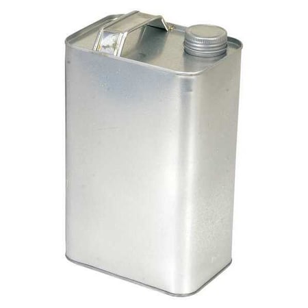 Zoro Select Rectangular Steel Jug, 64 Oz, With Cap JUG-S-64 | Zoro
