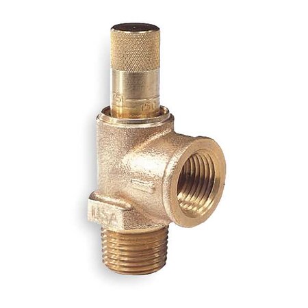 Apollo Valves Adjustable Relief Valve, 1/2 In, 250 psi, Overall Height ...