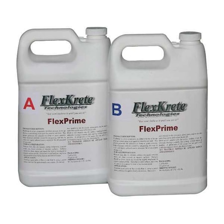 Flexkrete Concrete Primer, Jug, 1 gal, Clear FK-Primer | Zoro
