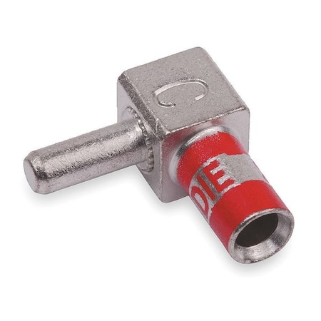 Abb Flag Connector, Male, 8 AWG, Red FLAG8 | Zoro