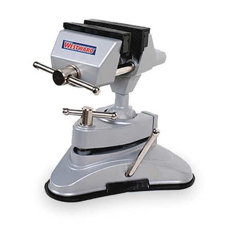Westward 2-3/4" Light Duty Vacuum Multi-Angle Vise with Swivel Base ...