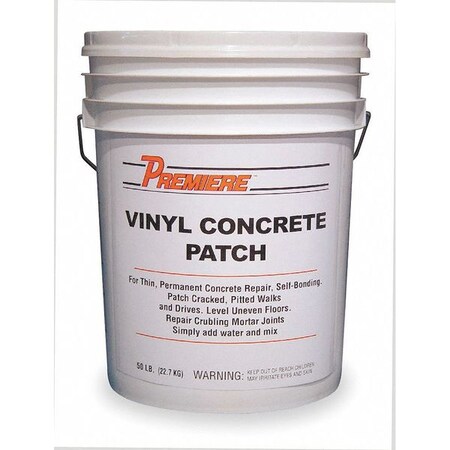 Platinum Products 50 lb. Gray Vinyl Concrete Patch UPVC50 | Zoro