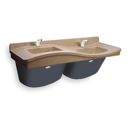 Bradley Bathroom Sink 23 7/8 in x 17 3/4 in, 2, Terreon S45-2463 | Zoro