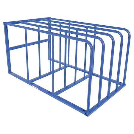 Zoro Select Starter Vertical Sheet Storage Rack, 84 in D, 50 in W, 4 ...