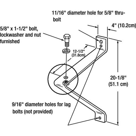 Lithonia Lighting Bracket, Mounting, Angle FSAB DDB U | Zoro