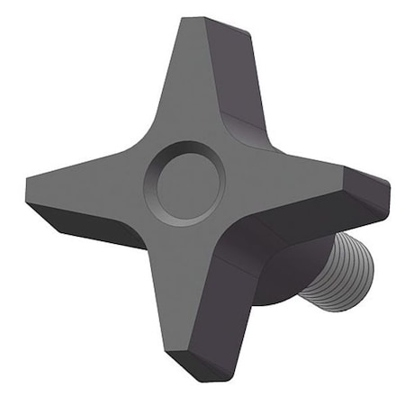 Innovative Components Four Prong Knob with Screw, 1/4-20 Thread Size, 1 ...