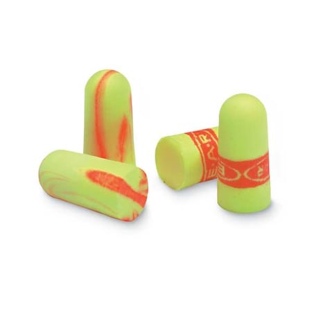 3M Disposable Corded Ear Plugs, Bullet Shape, 33 dB, Orange/Yellow, 200 ...