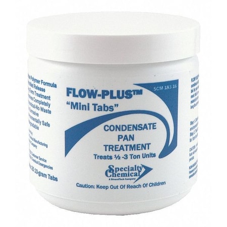 Diversitech Condensate Pan Treatment, 25 Tablets FLOW-PLUS-25 | Zoro