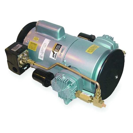 Gast Piston Air Compressor, 1/2HP, 115/230V, 1Ph 4LCB-246S-M450GX | Zoro