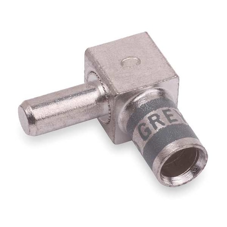 Abb Flag Connector, Male, 4 AWG, Gray FLAG4 | Zoro