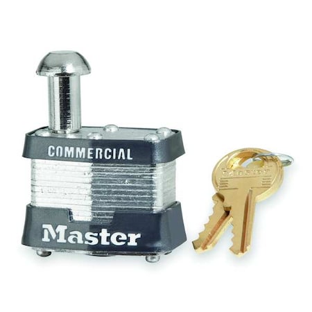 Master Lock Padlock, Keyed Different, Single Post Shackle, Rectangular ...