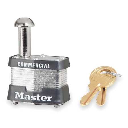 Master Lock Padlock, Keyed Alike, Single Post Shackle, Rectangular ...