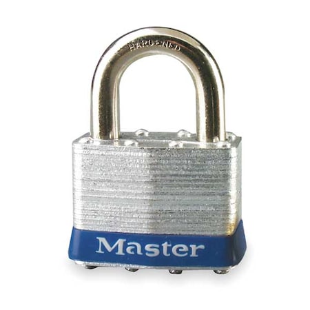 Master Lock Padlock, Keyed Alike, Standard Shackle, Rectangular Steel ...