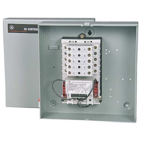 General Electric 120VAC Mechanically Held Lighting Contactor 12P 30A ...
