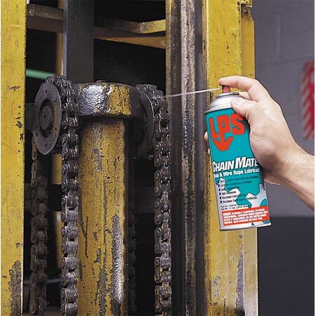 Lps Chainmate Chain and Wire Lubricant, 11 Oz Aerosol Can, Black 02416 ...