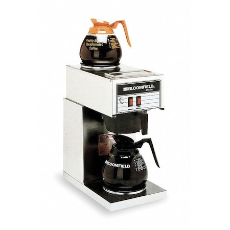 Bloomfield Deluxe Commercial Coffee Brewer, 2 Warming Stations 4B-8543 ...