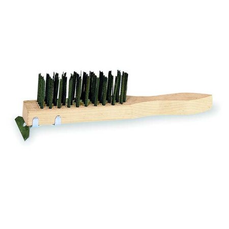 Tough Guy Scratch Brush with Scraper, 11 1/2 in L Handle, 5 1/4 in L ...