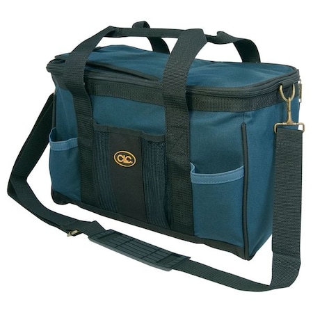 Clc Work Gear Tool Tote/Cooler Bag, 12 Cans, Blue/Black 1540 | Zoro