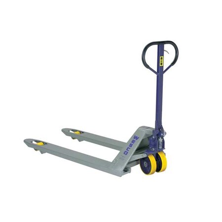 Wesco Pallet Jack, Blue/Gray, 8 Gauge Steel 272766 | Zoro