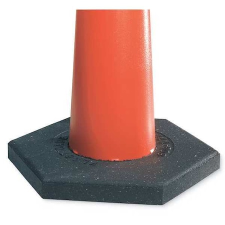 Zoro Select Traffic Cone Base Weight, Recycled Rubber, 2 in H, 20 1/2 ...