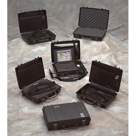 Pelican Hardback Laptop Case, Up To 14" Laptop 1490-000-110 | Zoro