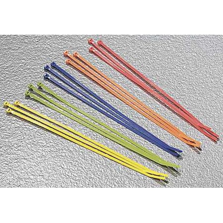 Ty-Rap Cable Tie Kit, 8 in L, Assorted Colors, Nylon 6/6, 50 lb ...