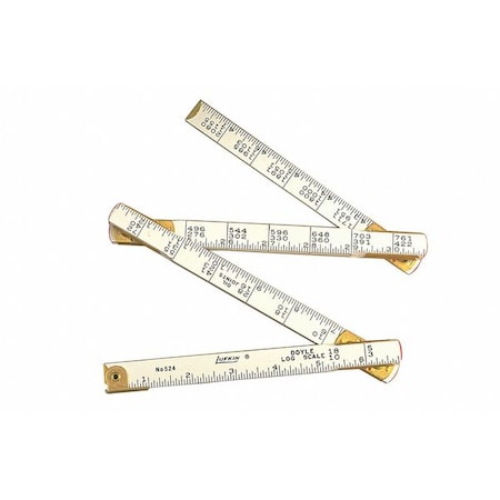 Crescent Lufkin Doyle Log Folding Rule, Length 48 In 524 | Zoro